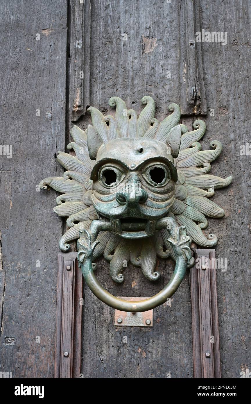 Sanctuary Knocker, Durham Cathedral,Durham, UK Stock Photo - Alamy