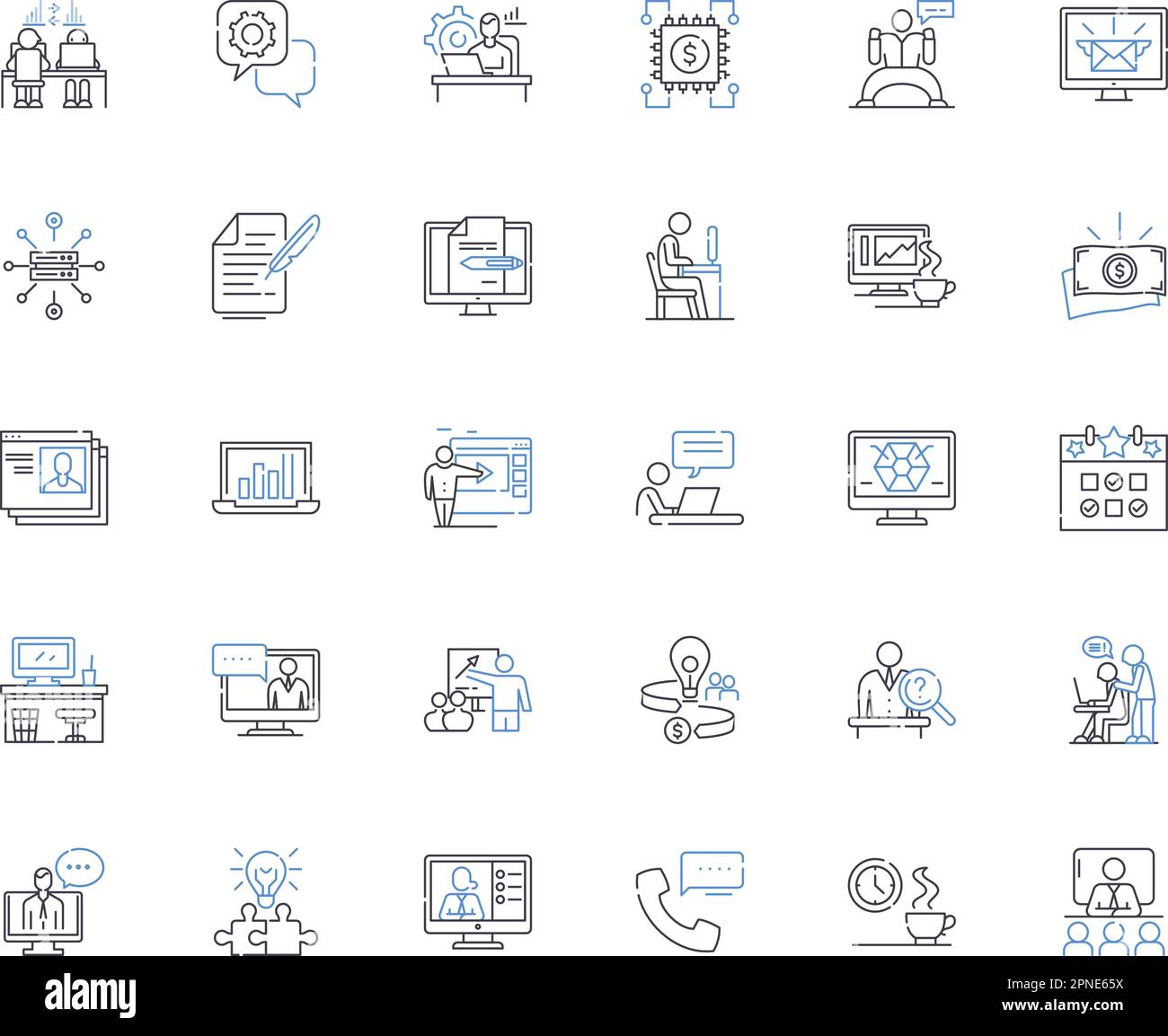 Book release line icons collection. Publishing, Launch, Debut, Release ...