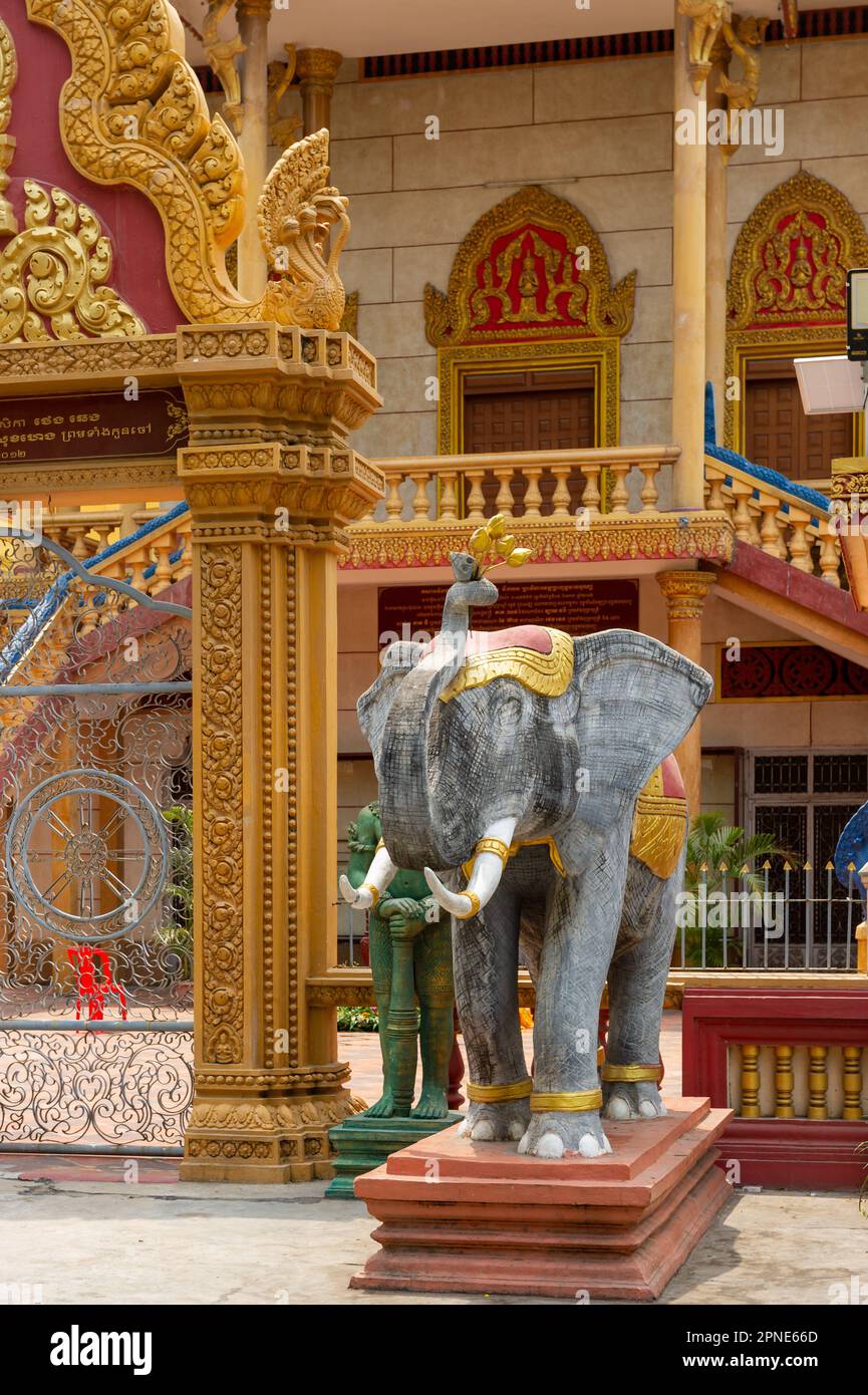 The Preah Putt Mean Bon Pagoda, Phnom Penh, Cambodia Stock Photo - Alamy