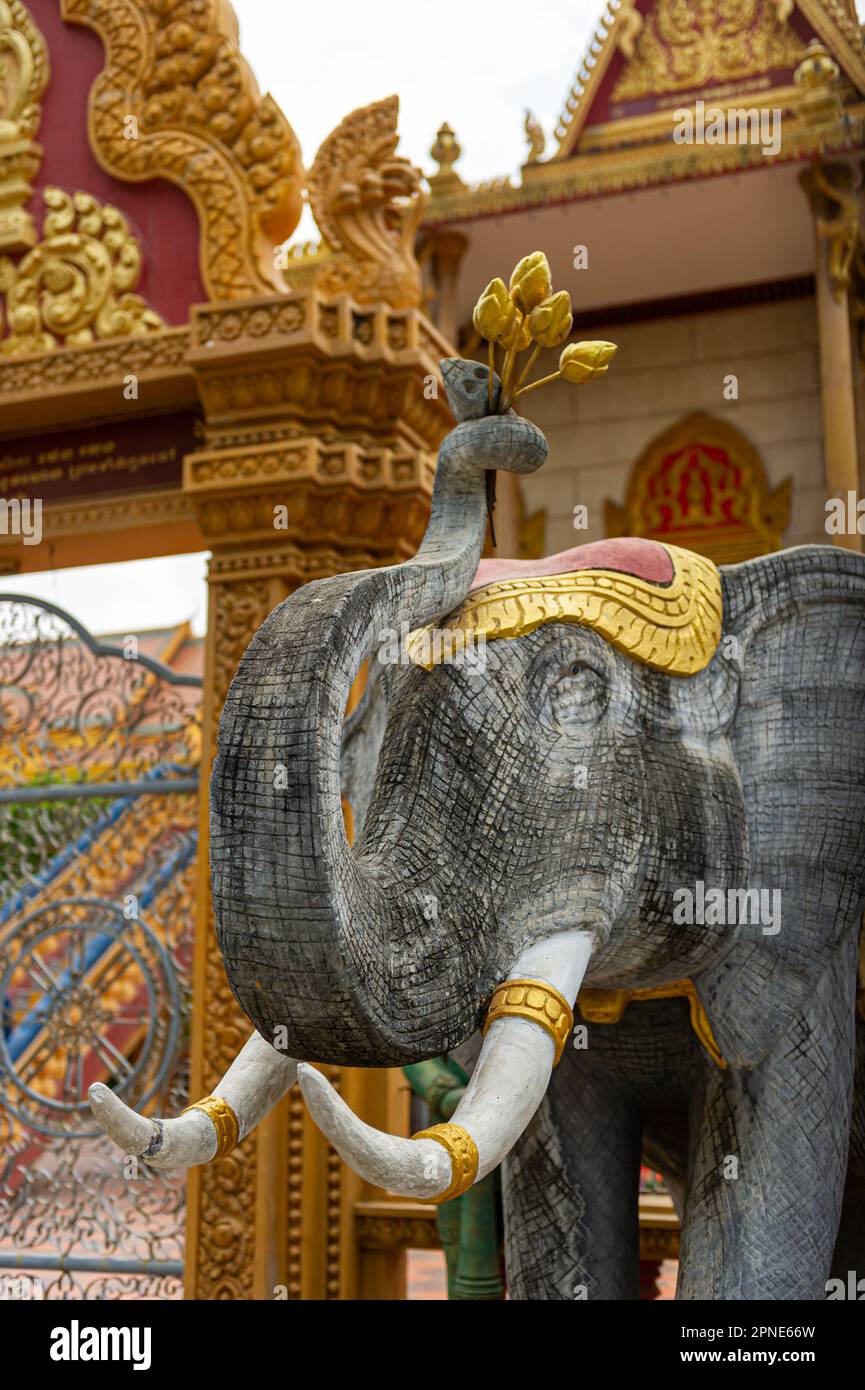 The Preah Putt Mean Bon Pagoda, Phnom Penh, Cambodia Stock Photo - Alamy