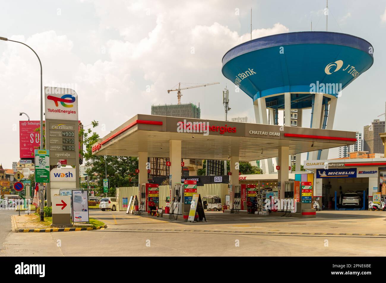 A Total Energies Gas Station in Phnom Penh, Cambodia Stock Photo - Alamy