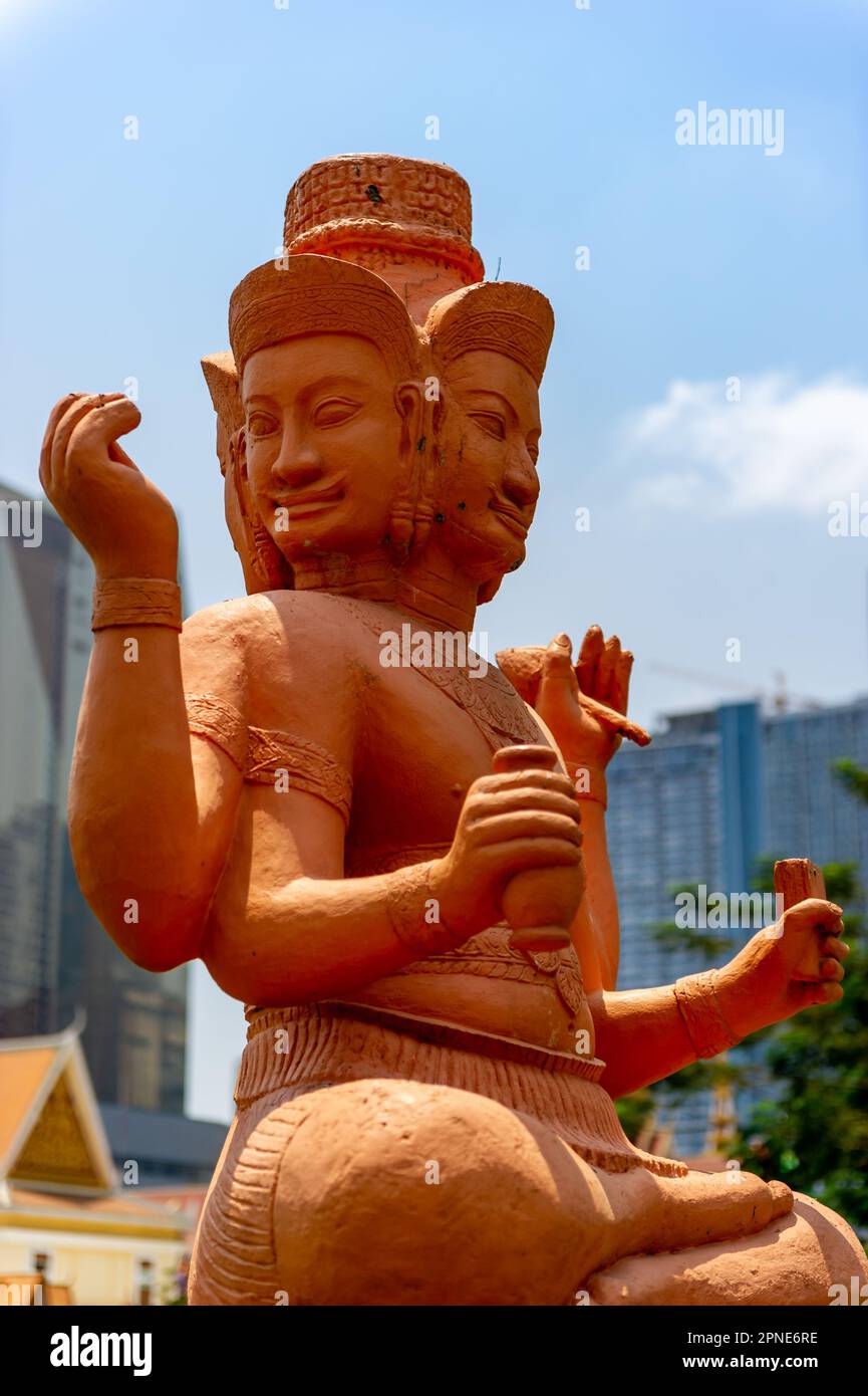 The Statue of Samdech Choun Nath, Phnom Penh, Cambodia Stock Photo - Alamy