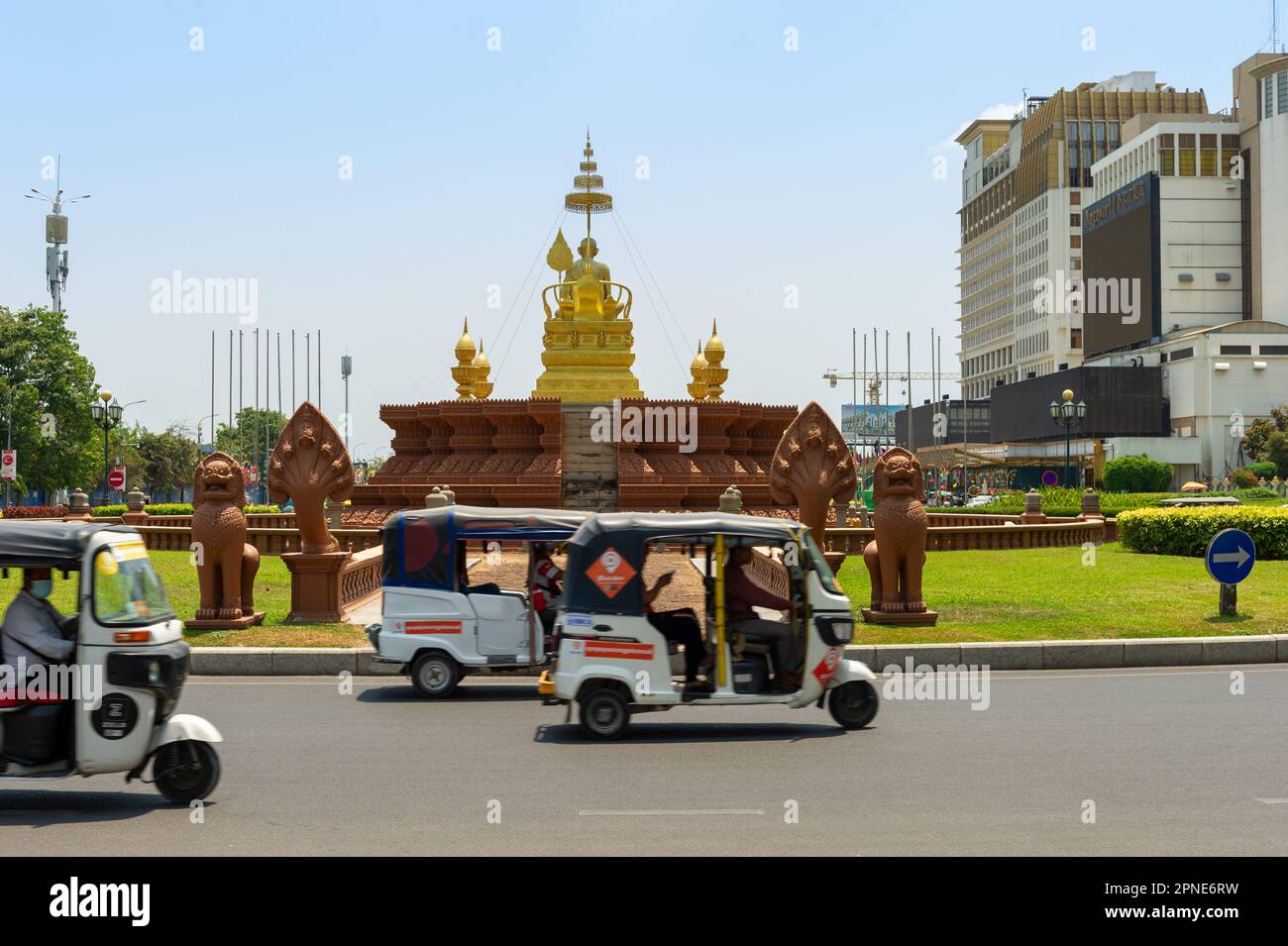 The Statue of Samdech Choun Nath, Phnom Penh, Cambodia Stock Photo - Alamy