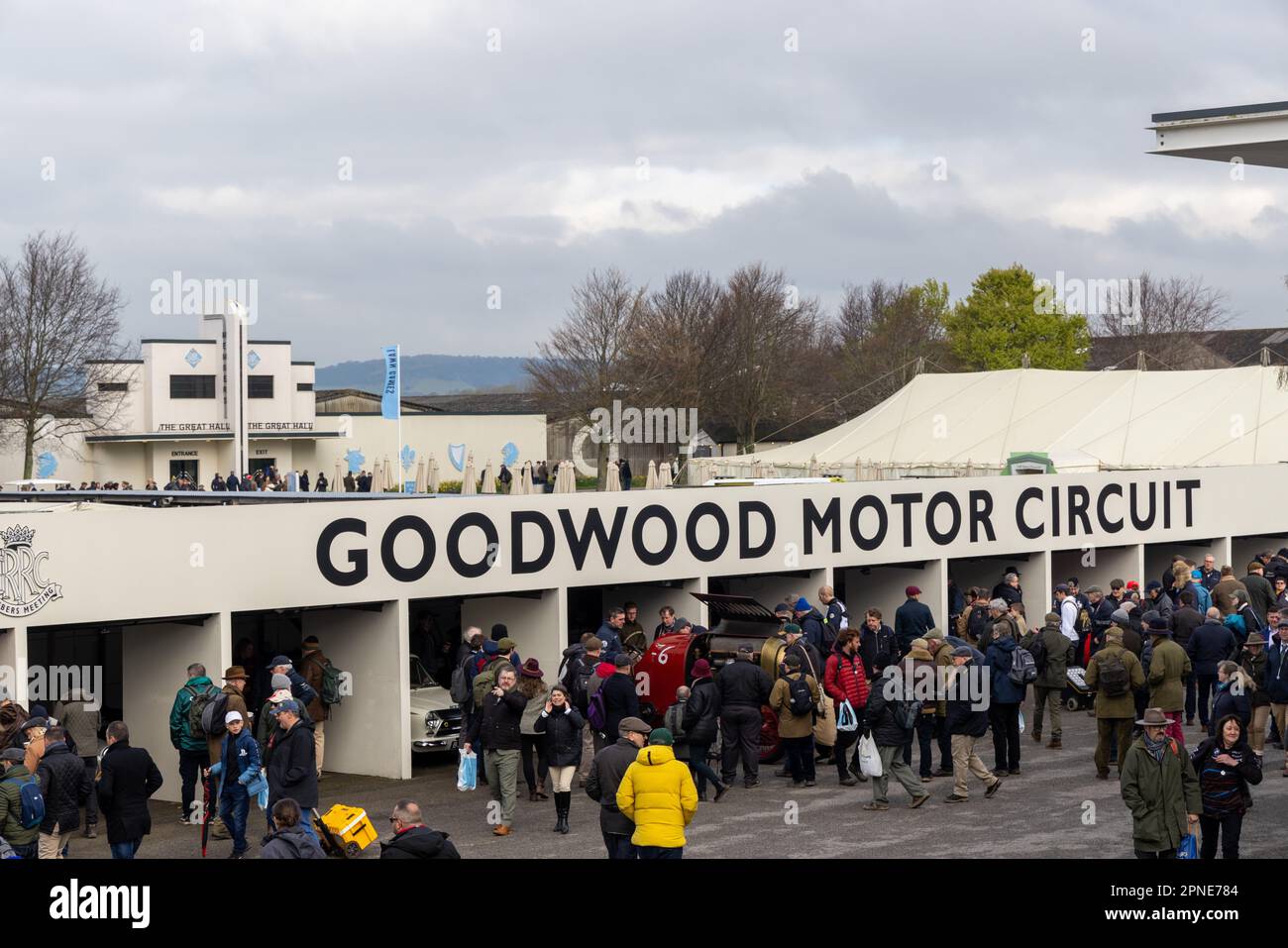 April 2023 - People enjoying the cars in the paddock at the 80th ...