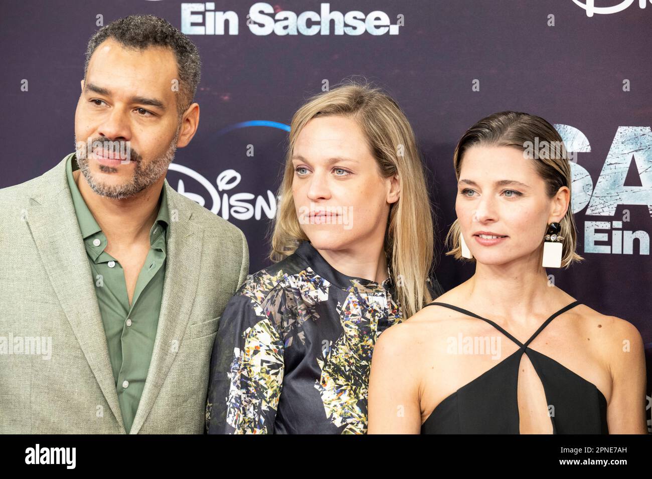 Berlin, Germany. 18th Apr, 2023. Actors Tyron Ricketts (left to right ...