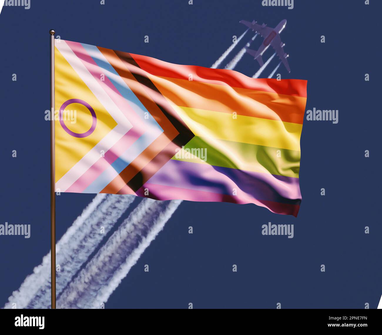 White truce flag hi-res stock photography and images - Alamy