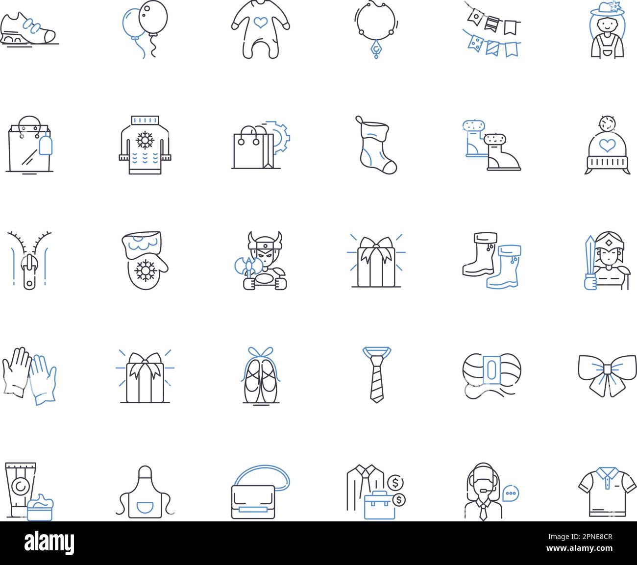 Trend line icons collection. Fashion, Popular, Inclination, Movement ...