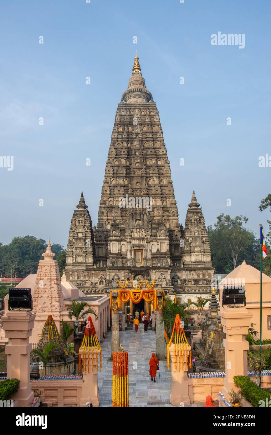 Mahabodhi Temple | Bodh Gaya, India Stock Photo - Alamy