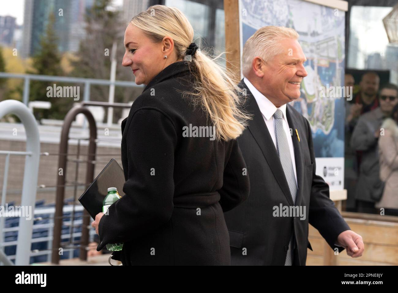Ontario Premier Doug Ford and Kinga Surma, Ontario Minister of ...