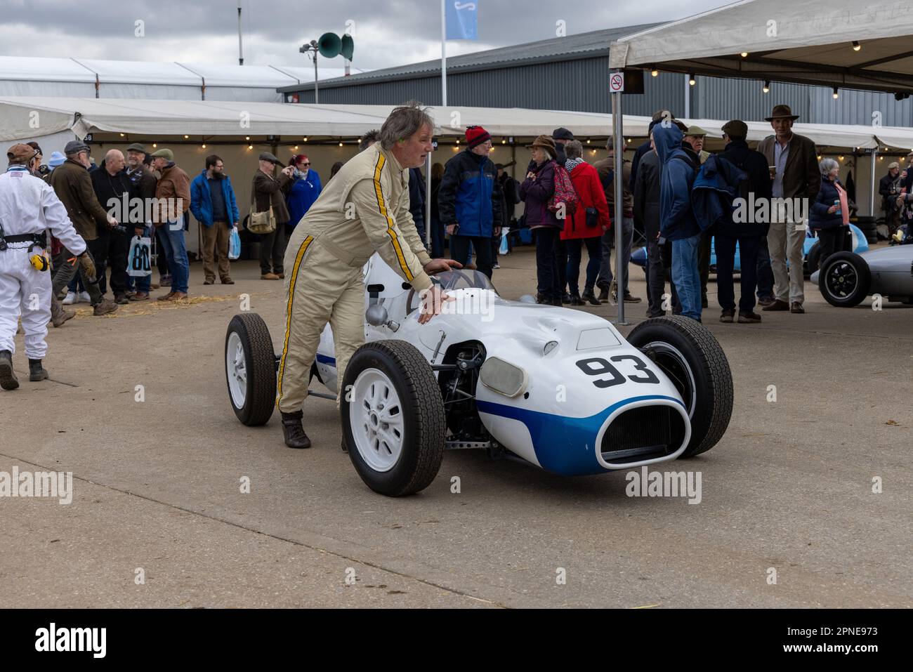April 2023 - Race cars in the paddock at the Goodwood Members Meeting ...