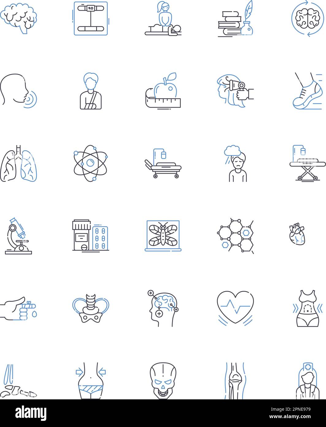 Recovery house line icons collection. Sobriety, Healing, Support ...