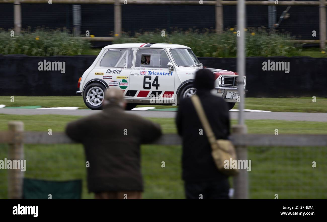 April 2023 - Racing Mini 1275GT at the Goodwood Members Meeting 80 ...