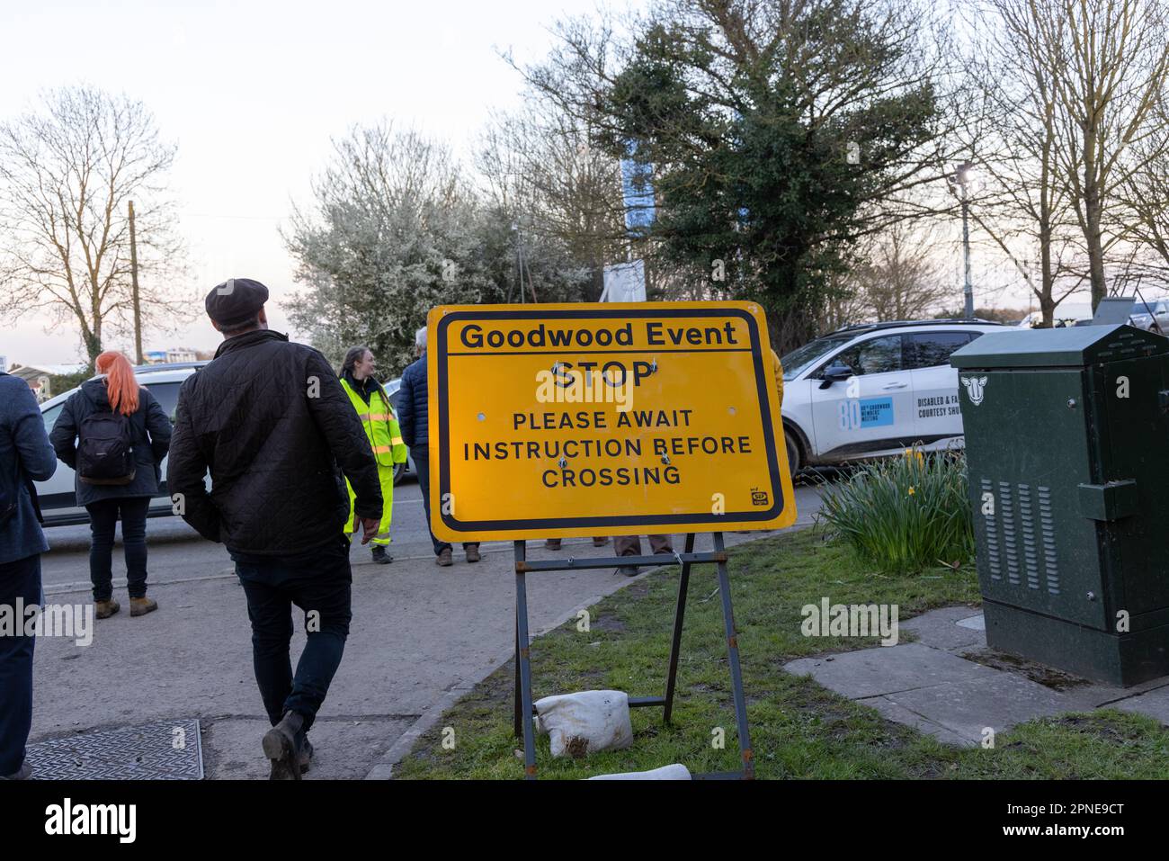 April 2023 - Traffic and pedestrian control at the road crossing at the ...