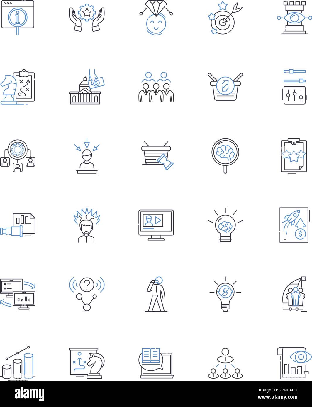 Free and independent line icons collection. Unfettered, Unrestrained ...