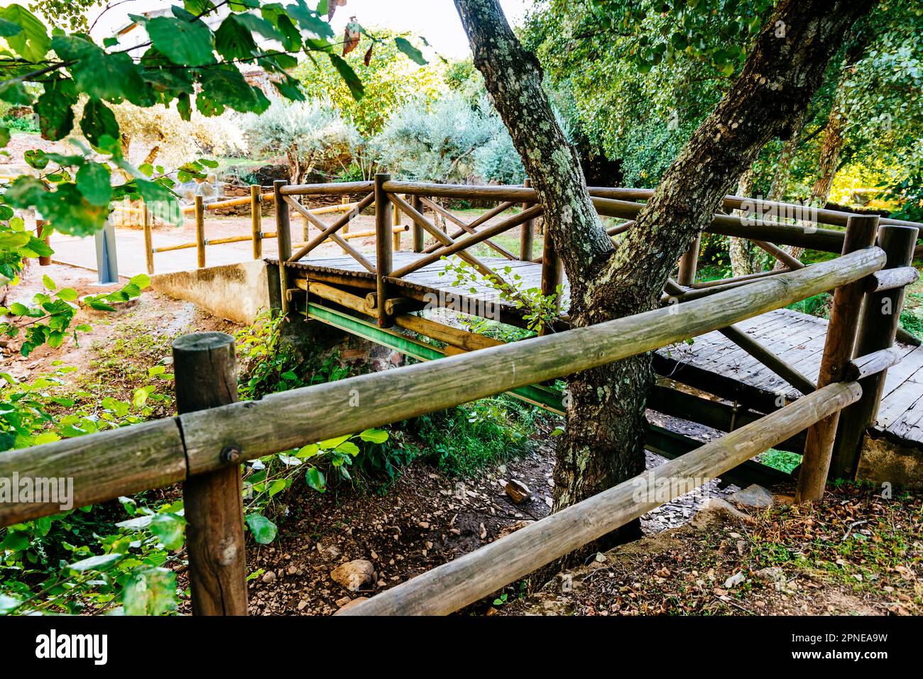 Spanish side. Smallest international bridge in the world, over the ...