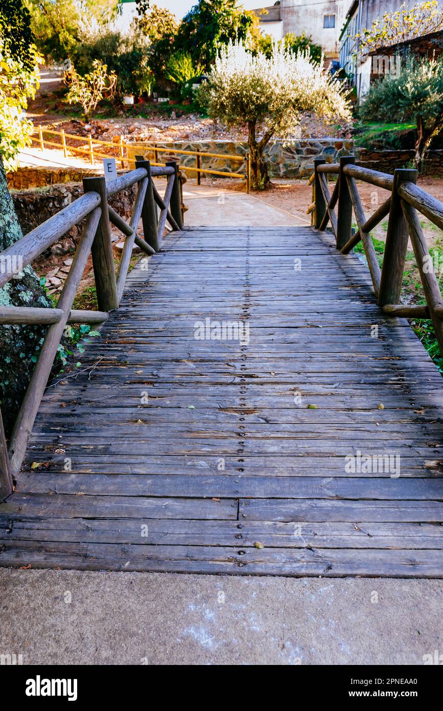 Spanish side. Smallest international bridge in the world, over the ...