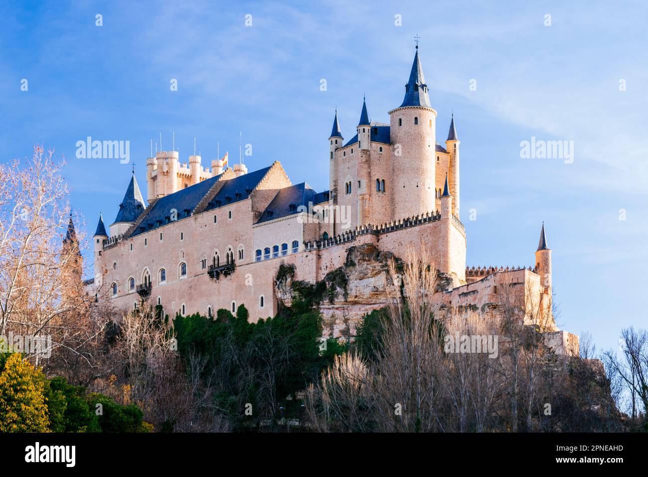 Alcázar of Segovia, Segovia Castle, is a medieval castle located in the ...