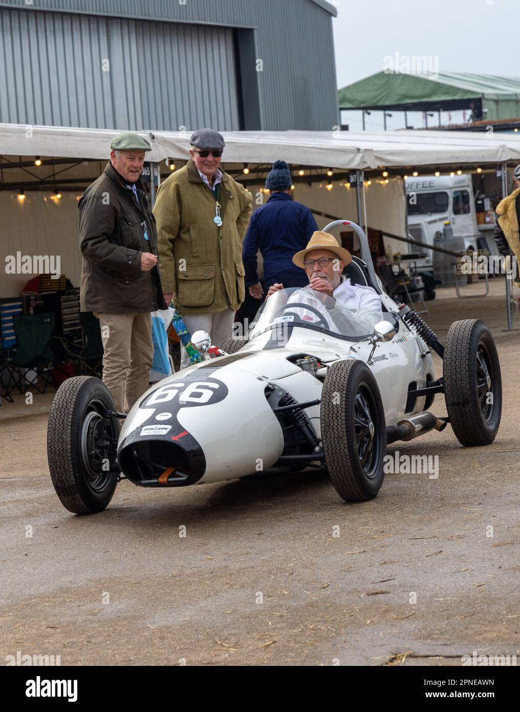 April 2023 - Race cars in the paddock at the Goodwood Members Meeting ...