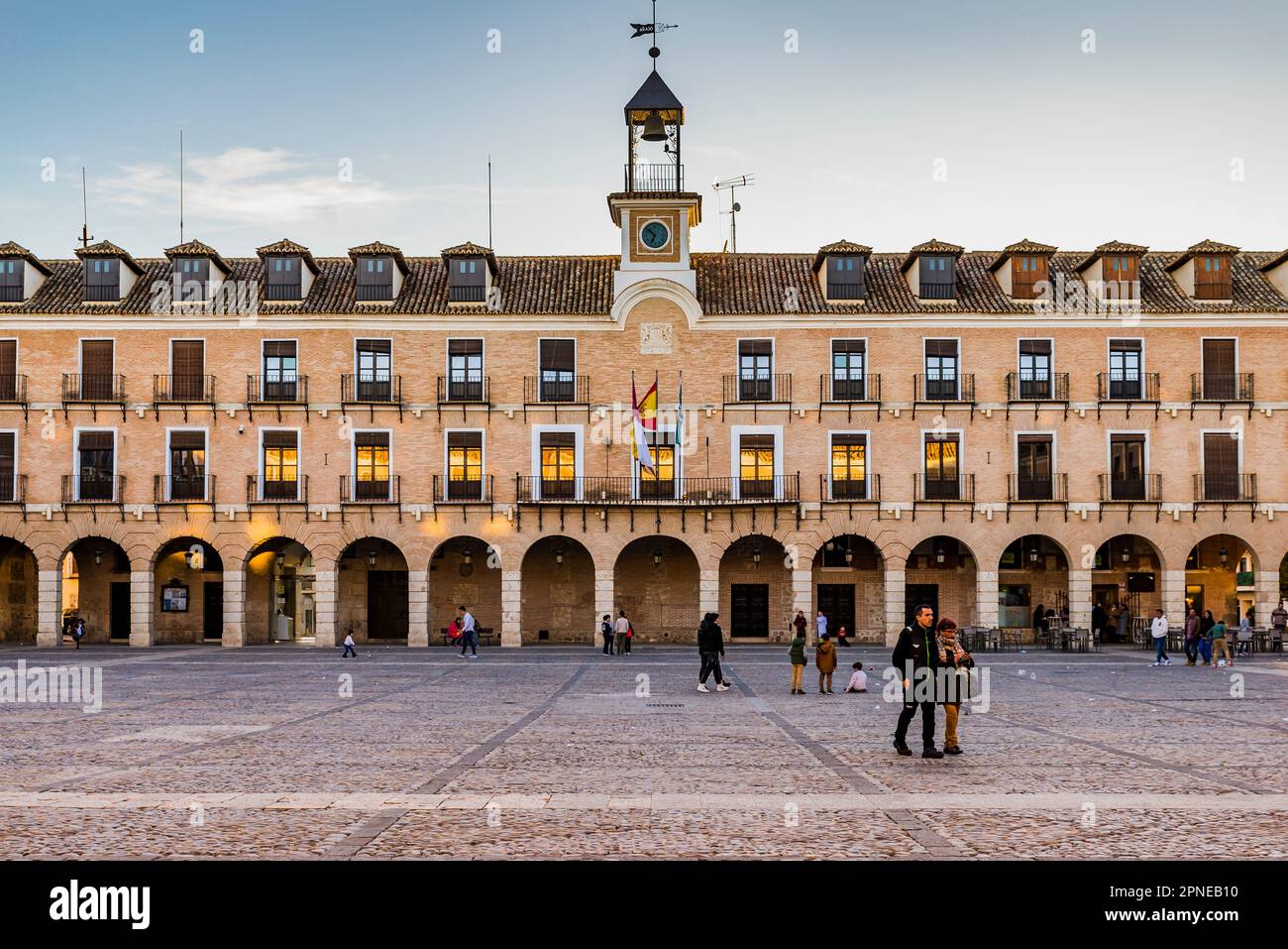 City Hall building. Main square of Ocaña - Plaza mayor. Ocaña, Toledo ...