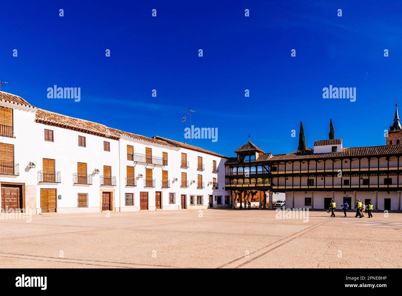 Plaza Mayor - Main square. Tembleque, Toledo, Castilla-La Mancha, Spain ...