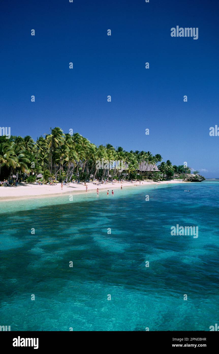 Beach at the Fijian Resort, Viti Levu, Fiji Stock Photo - Alamy