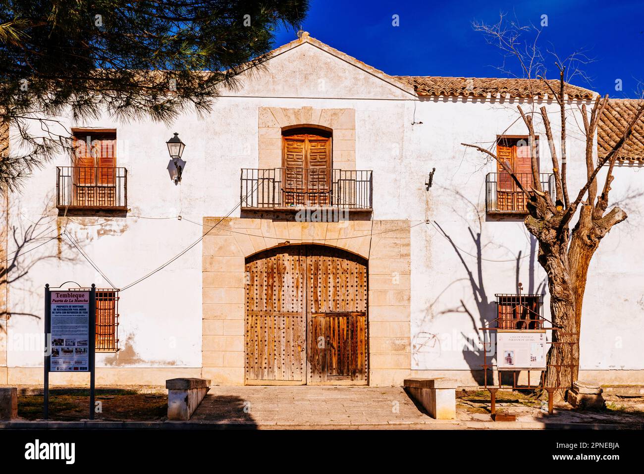 The postal House. This typical Manchegan Barracks which served as a ...