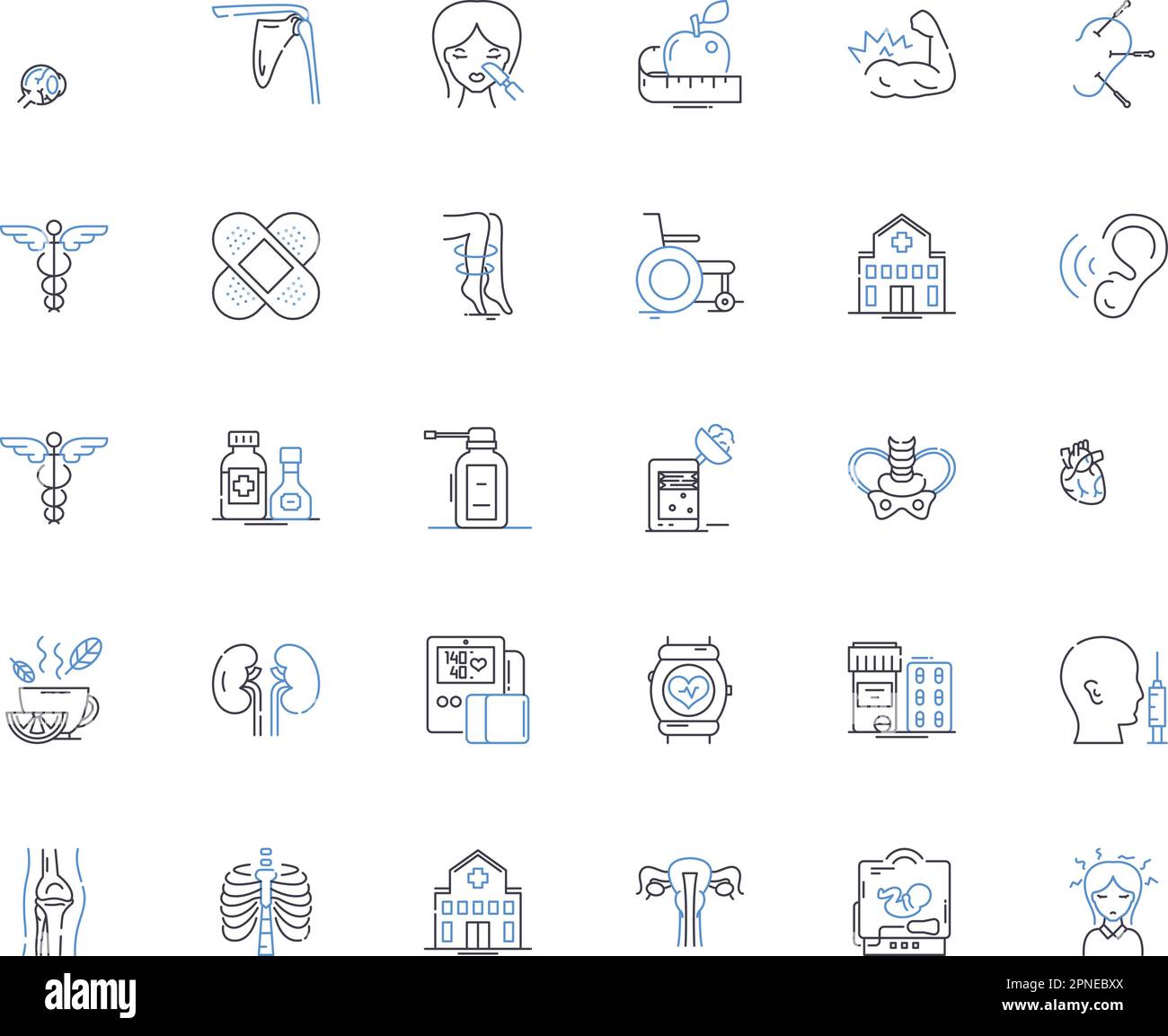 Education And Learning Line Icons Collection Knowledge Learning