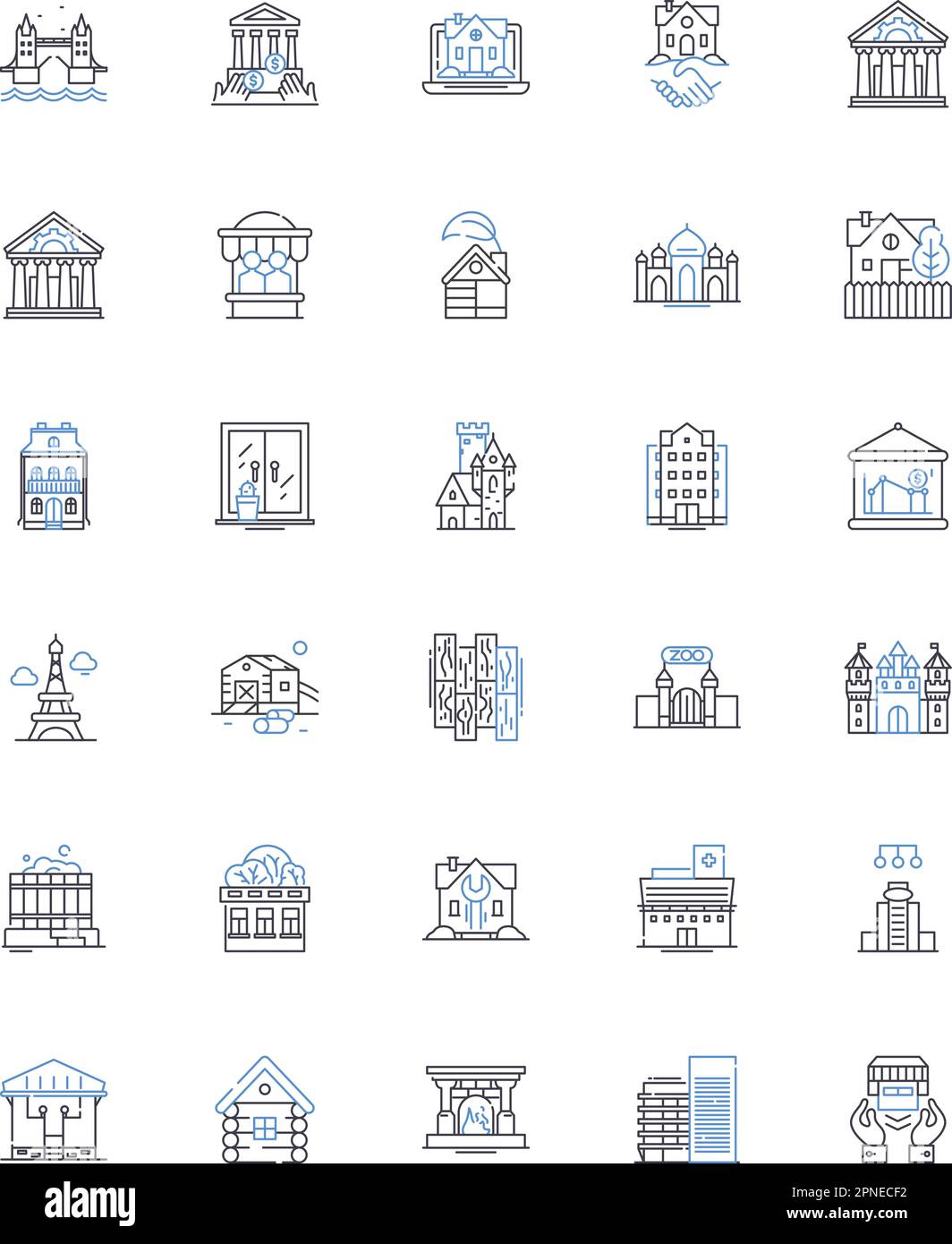 Industrial design line icons collection. Ergonomics, Aesthetics ...