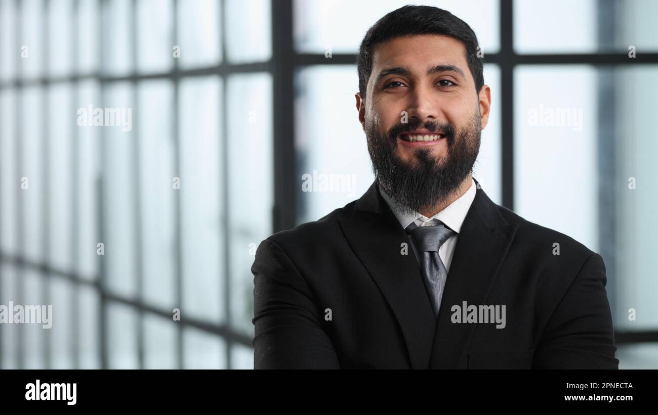 Portrait ceo at modern office workplace in suit Stock Photo - Alamy