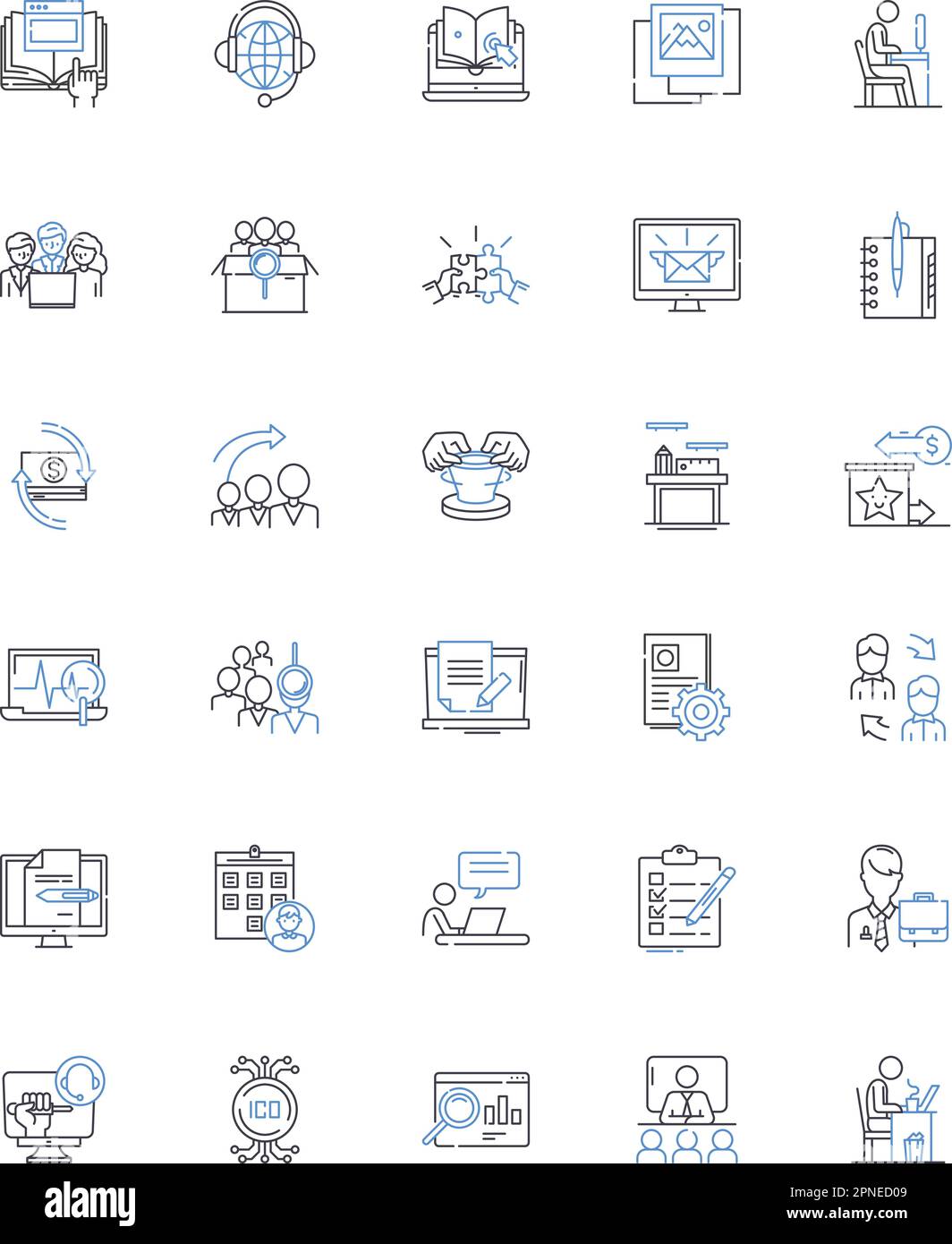 Colloquium and roundtable line icons collection. Dialogue, Discussion ... Colloquium and roundtable line icons collection. Dialogue, Discussion ...
