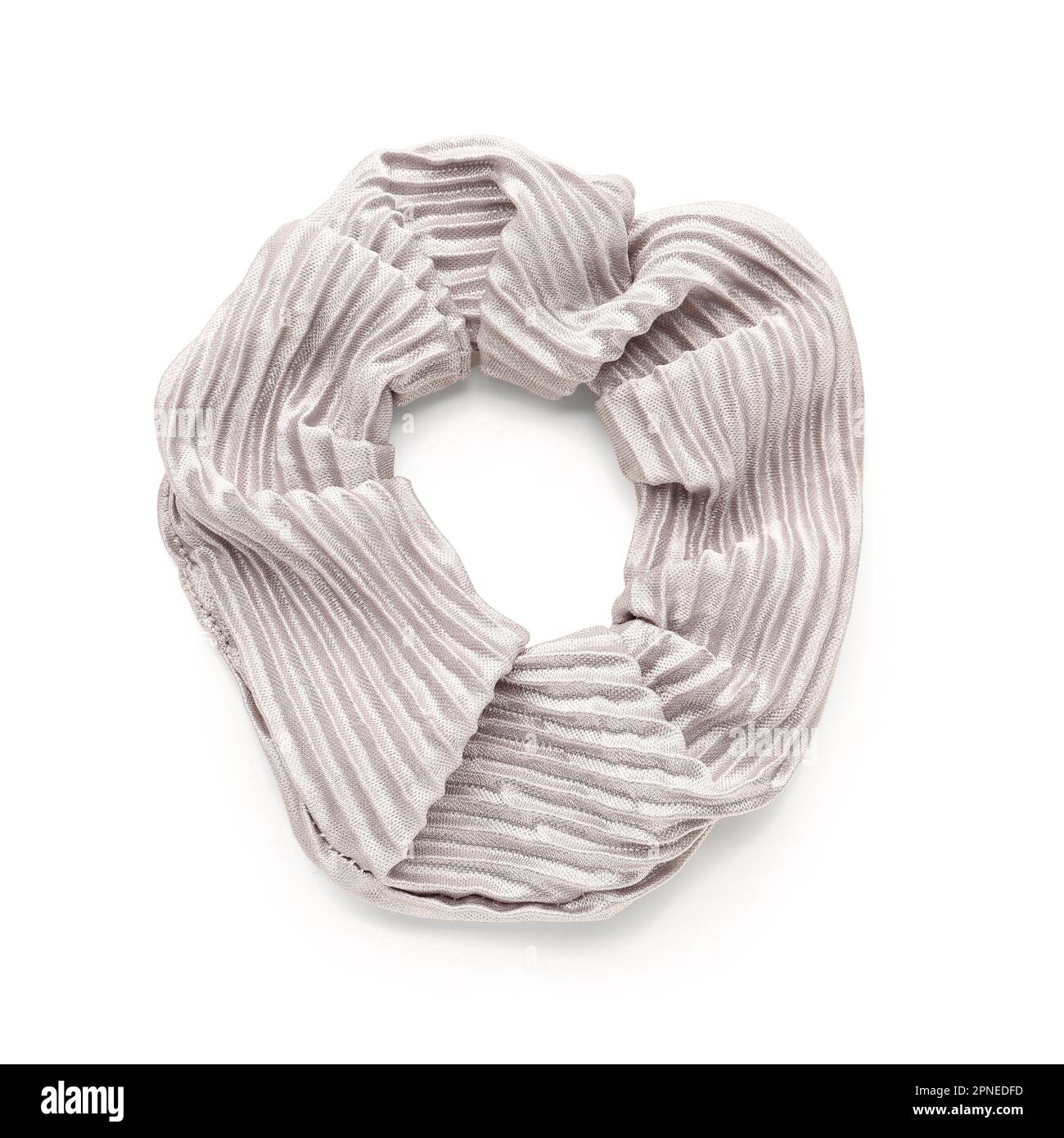 Stylish scrunchy isolated on white background Stock Photo - Alamy