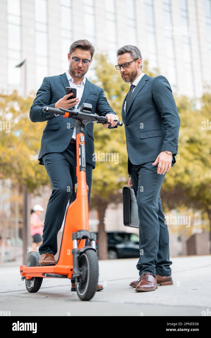 Middle aged businessman discussing contract hi-res stock photography ...