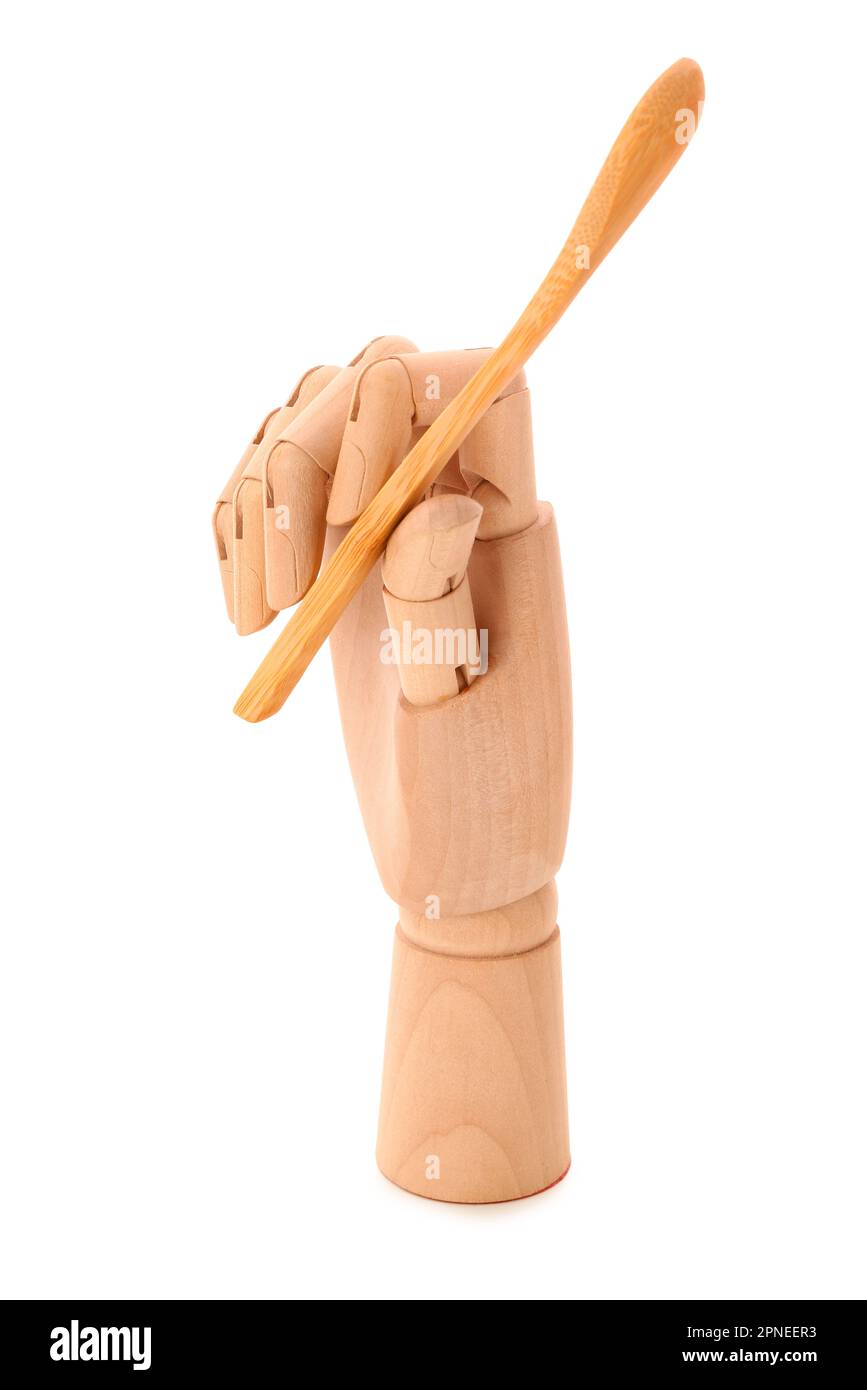 Hand holding spoon cook utensil Cut Out Stock Images & Pictures - Alamy