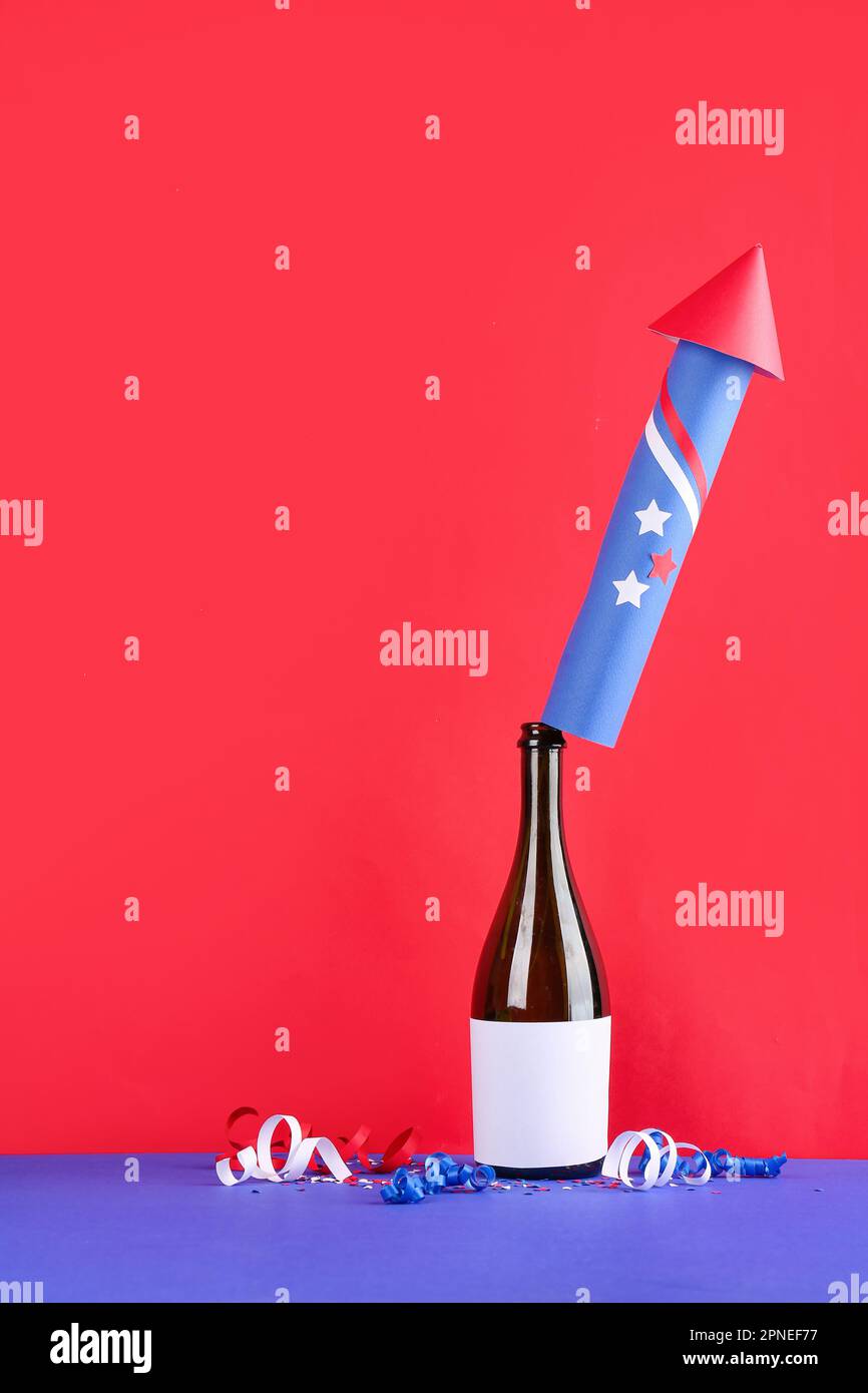 Bottle rocket firework hi-res stock photography and images - Alamy