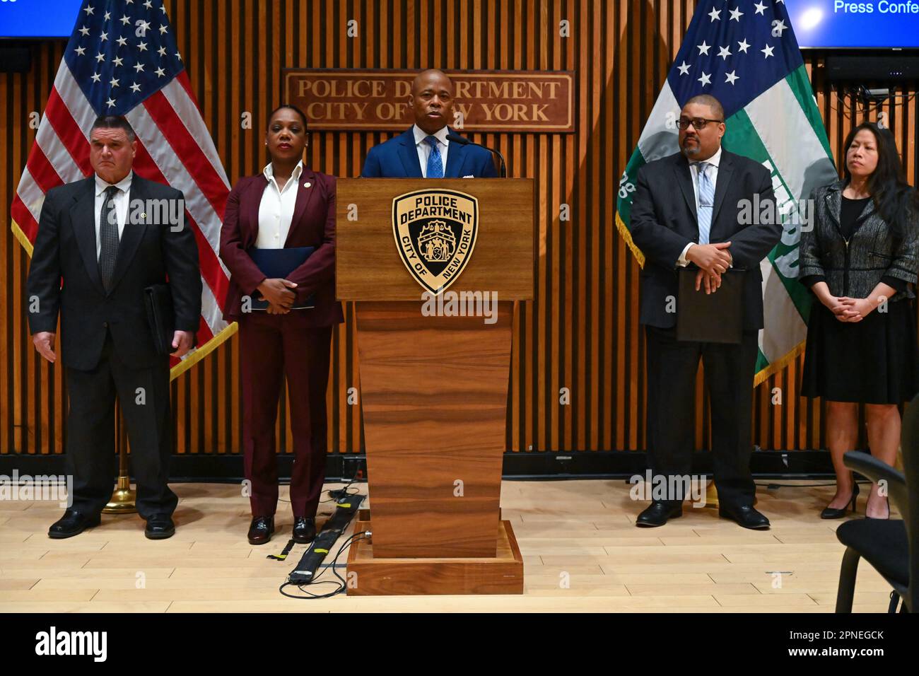 New York City Police Department (NYPD) Commissioner Keechant Sewell ...
