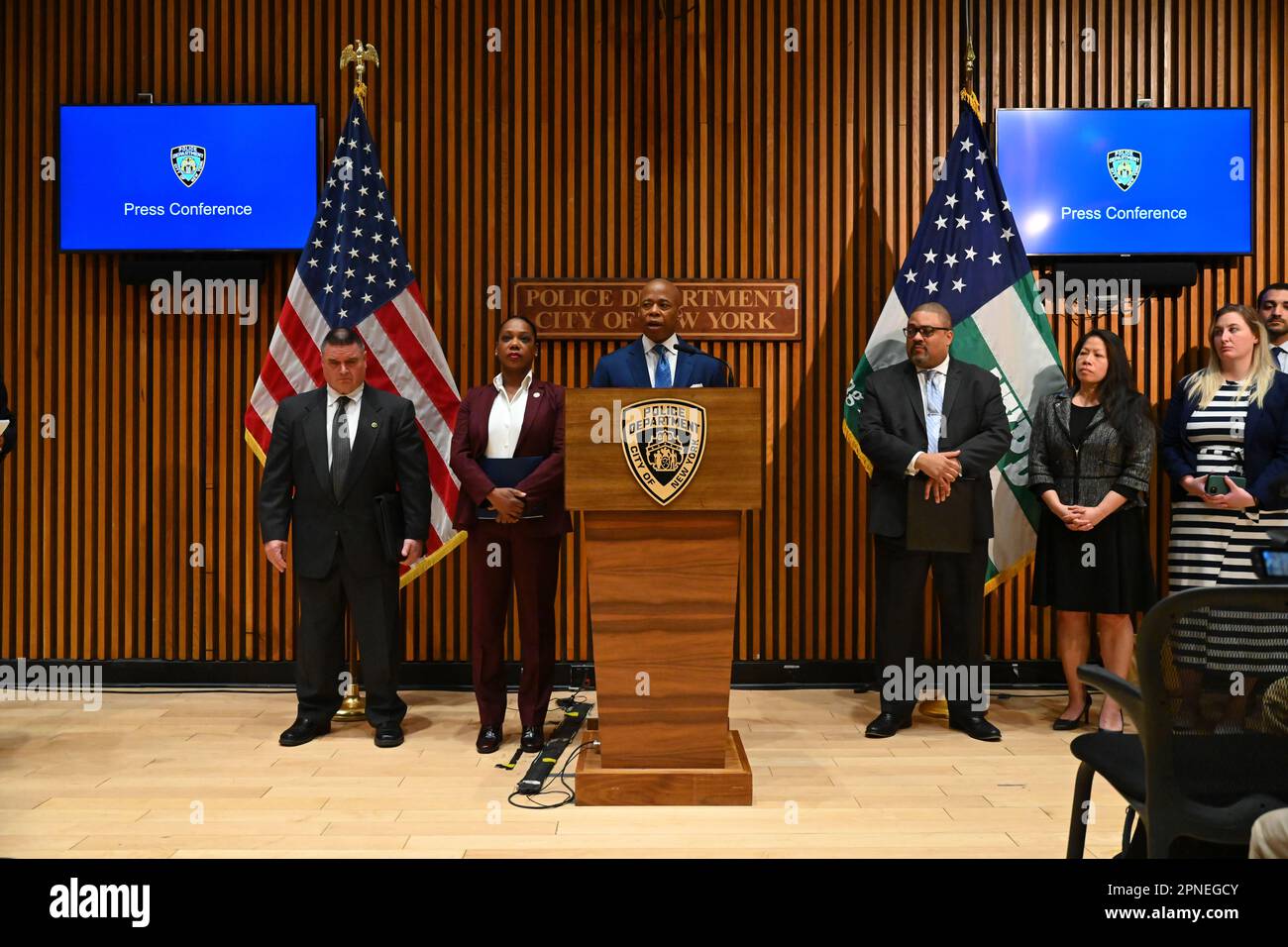 New York City Police Department (NYPD) Commissioner Keechant Sewell ...