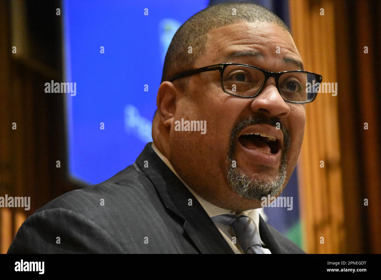 New York, United States. 18th Apr, 2023. Manhattan District Attorney ...