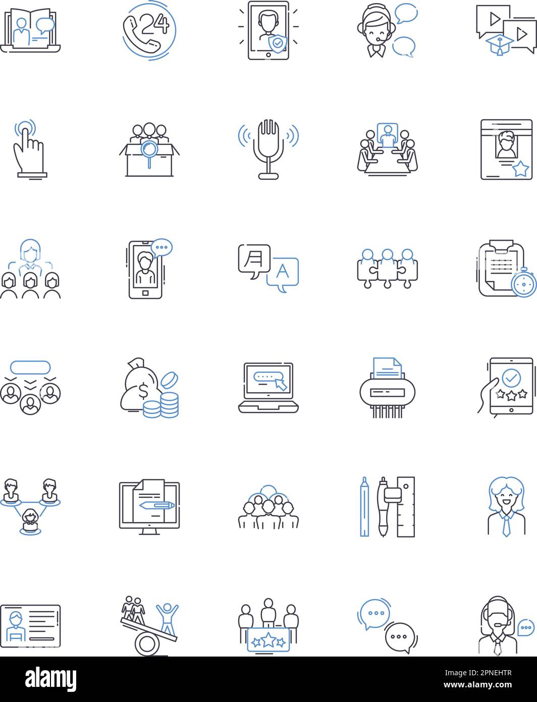 Venture Landscapes line icons collection. Adventure, Exploration ...