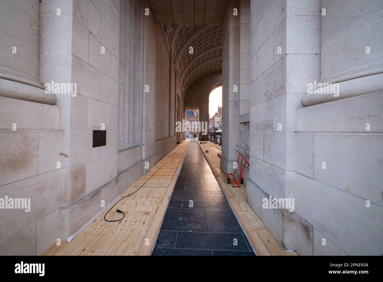 Ieper, Belgium. 18th Apr, 2023. Illustration picture shows the Last ...