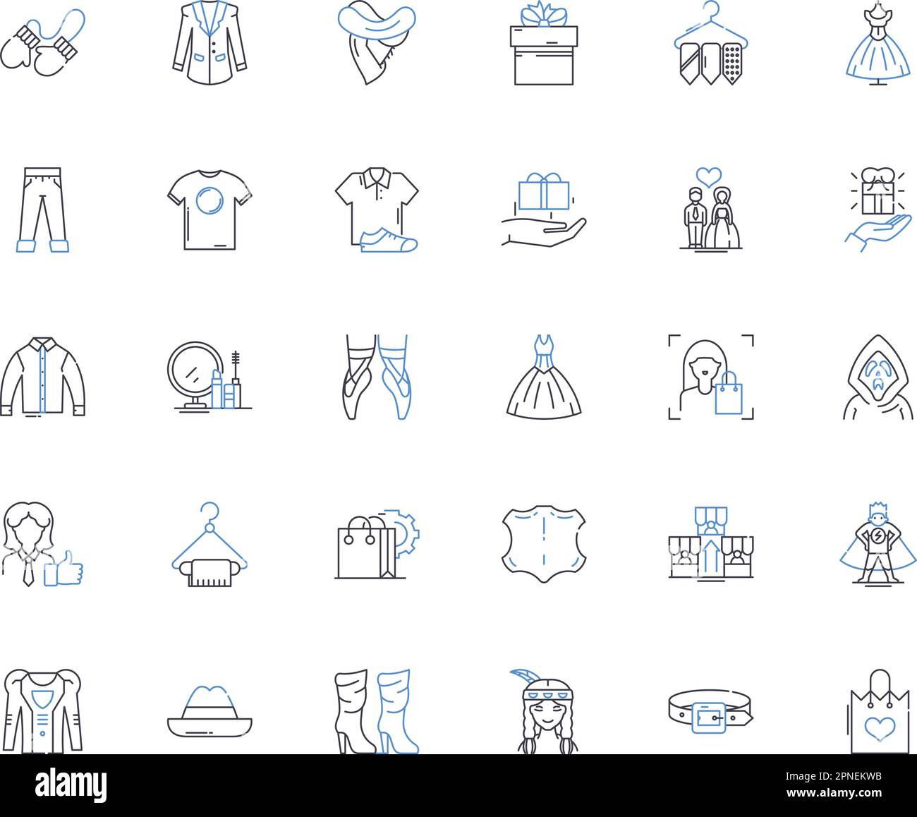 Elegance line icons collection. Regal, Majestic, Sophisticated ...