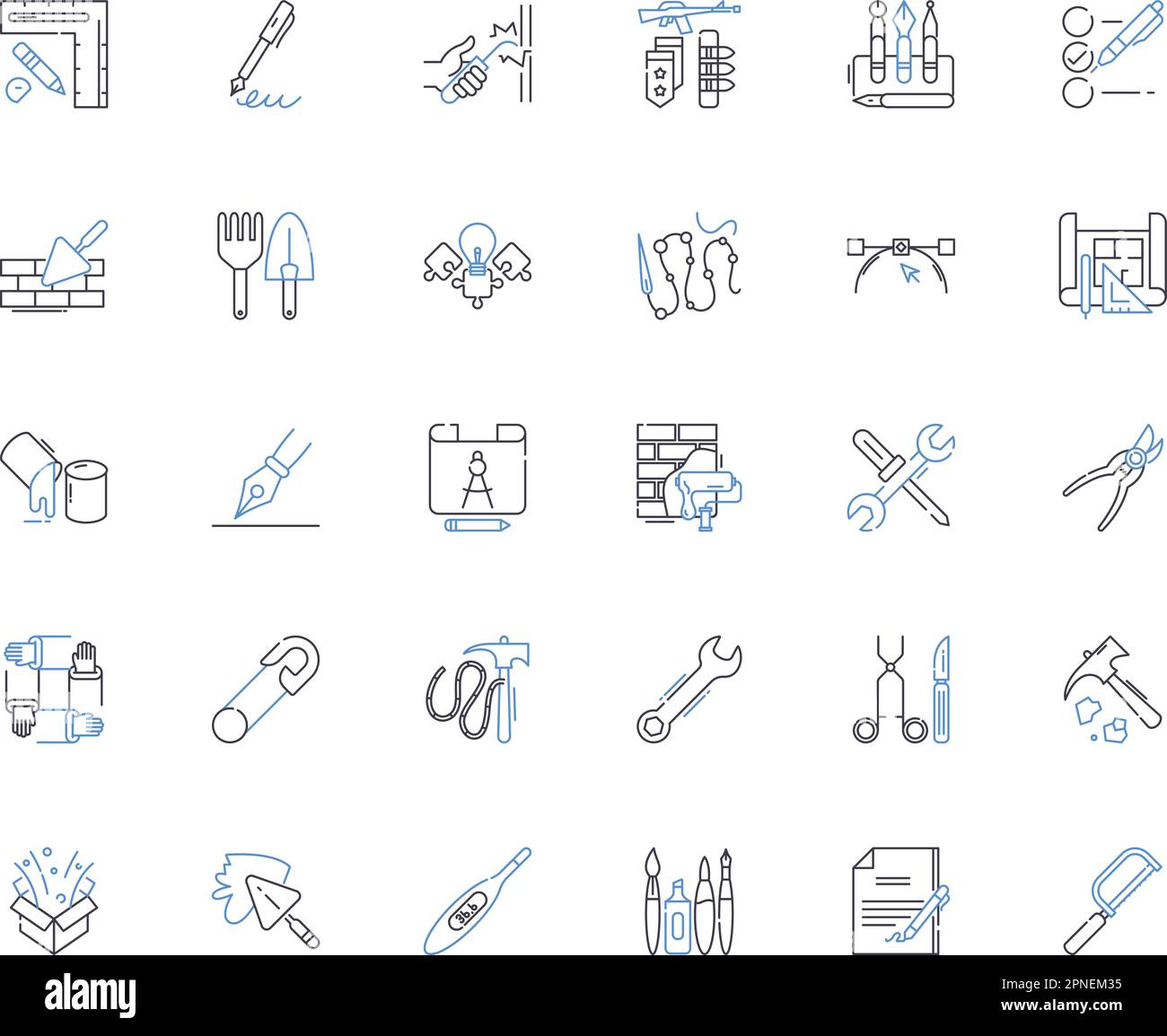 Ingredients line icons collection. Spices, Herbs, Vegetables, Fruits ...