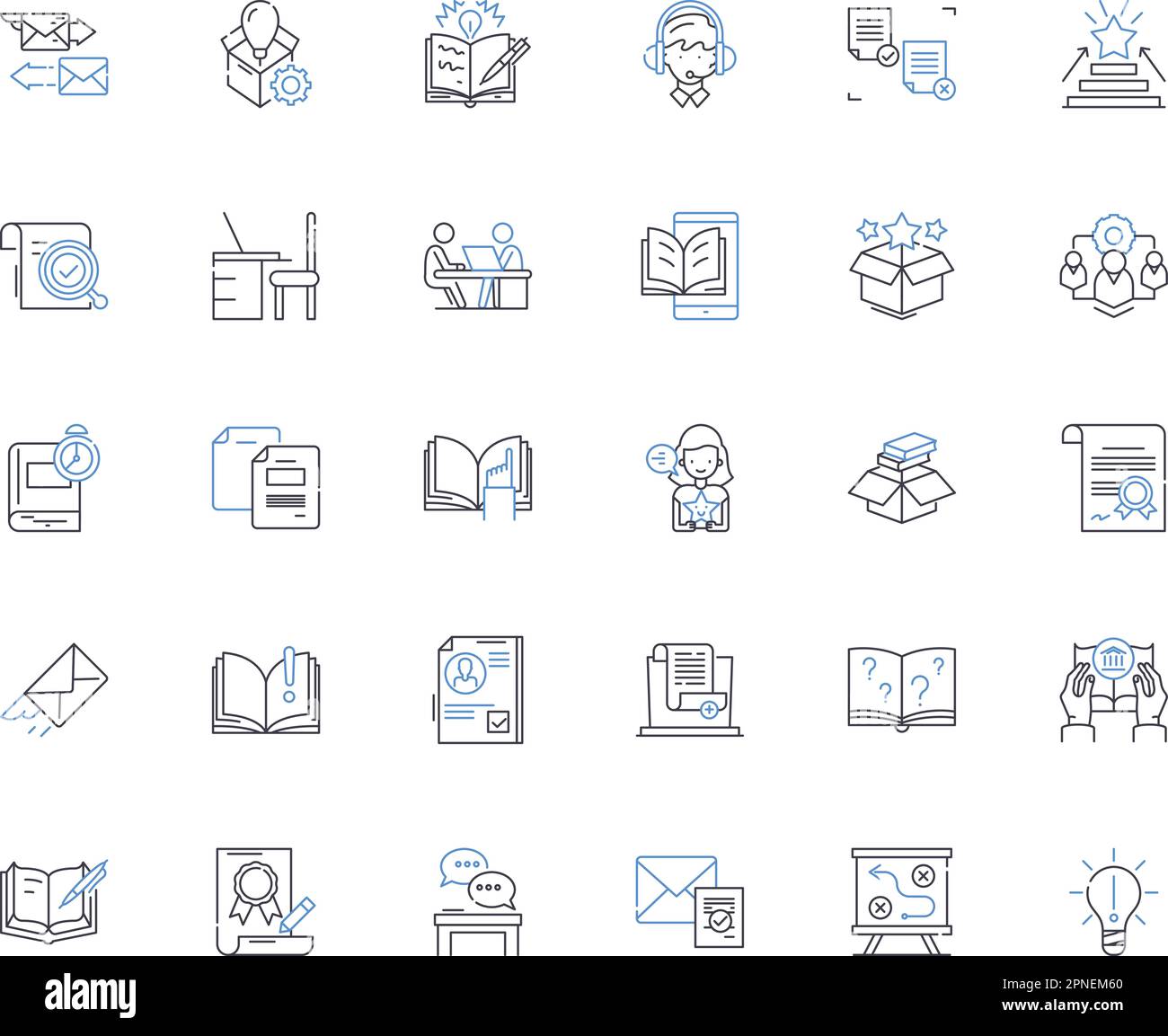 Brain enrichment line icons collection. Cognition, Neuroplasticity ...