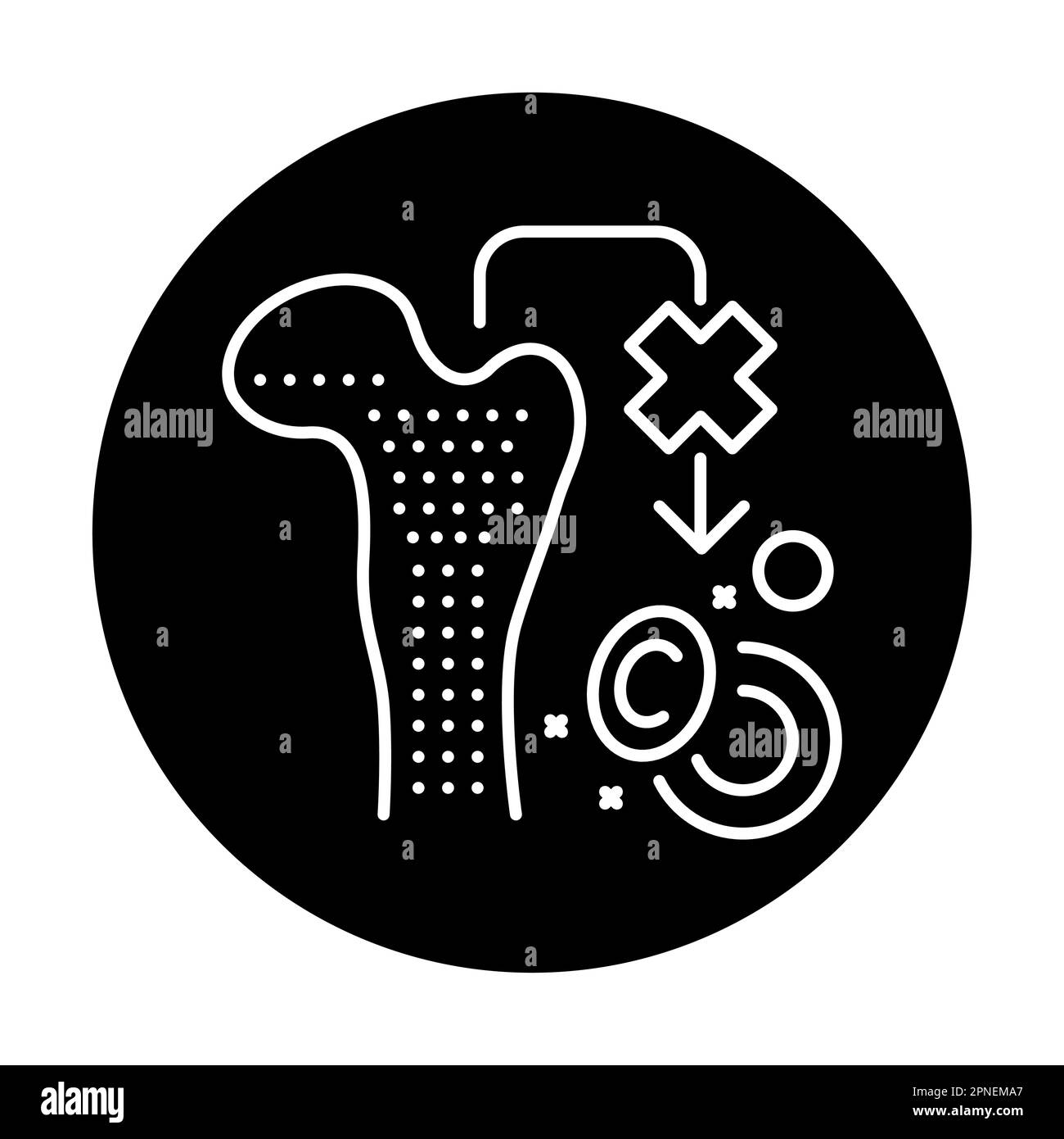 Aplastic Anemy color line icon. Human diseases. Pictogram for web page ...