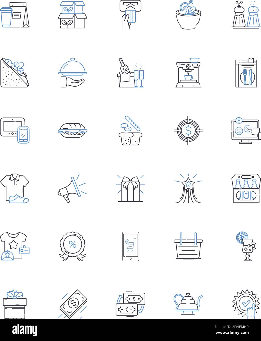 Eating out line icons collection. Restaurant, Dining, Food, Cuisine ...