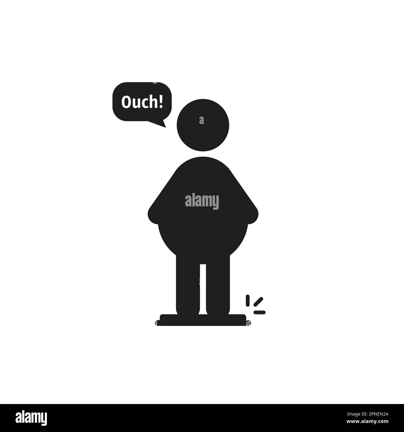 Fat man scales Stock Vector Images - Alamy