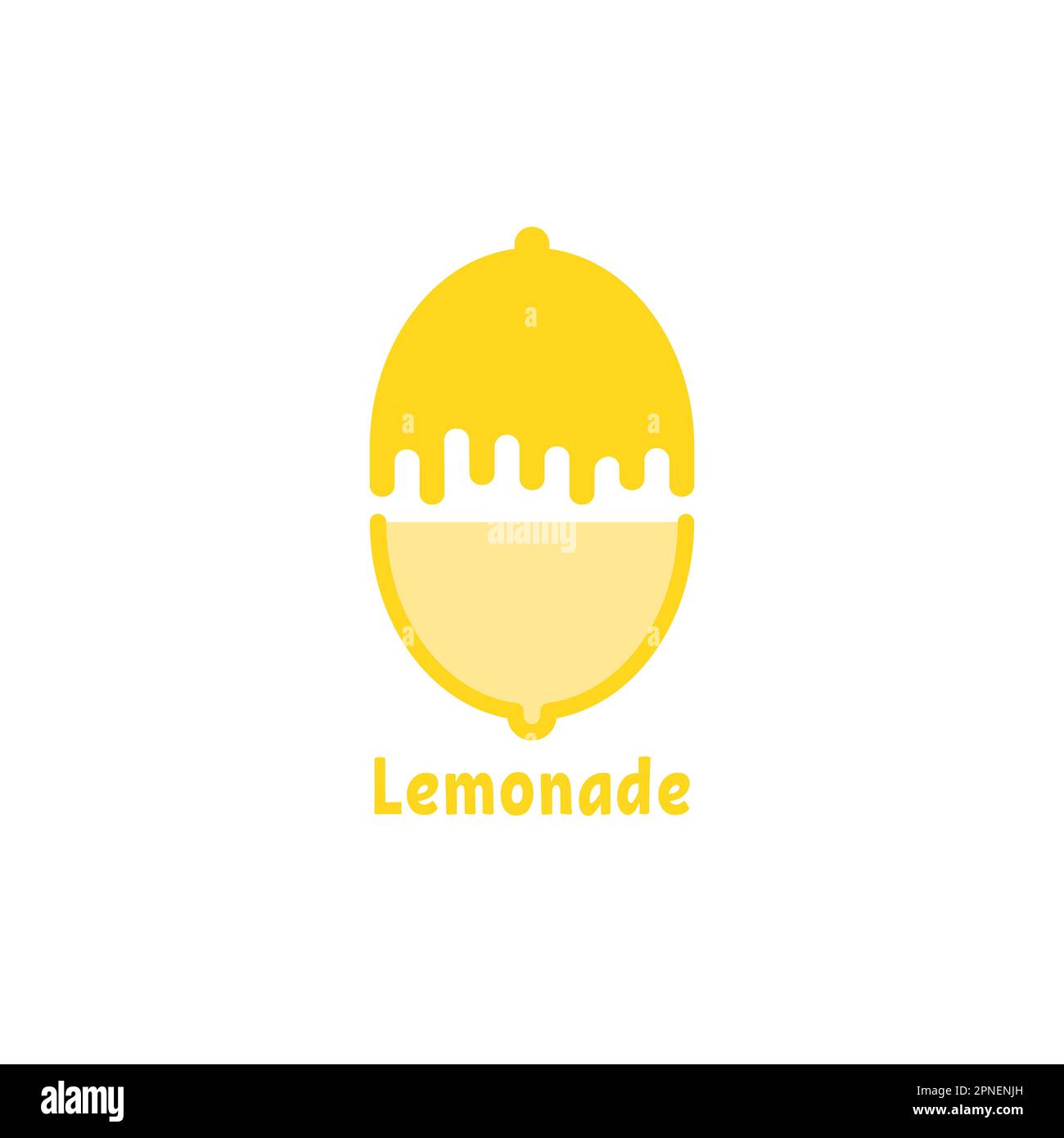 simple yellow logo like lemonade Stock Vector Image & Art - Alamy