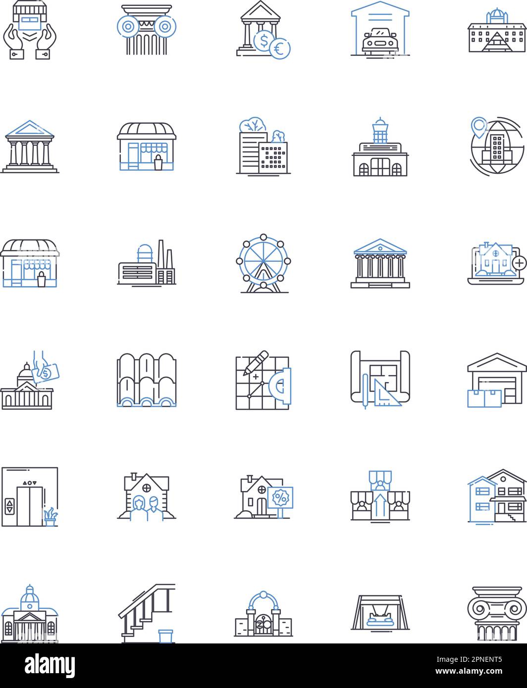 Interior design line icons collection. Aesthetics, Texture ...