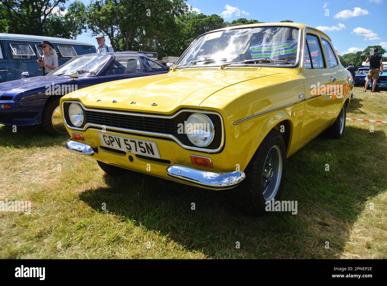 A 1973 Ford Escort Mk1 Mexico parked on display at the 47th Historic ...