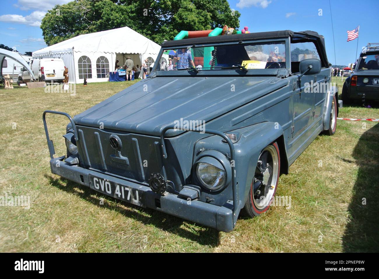A 1971 Volkswagen Type 181 " Thing " parked on display at the 47th ...