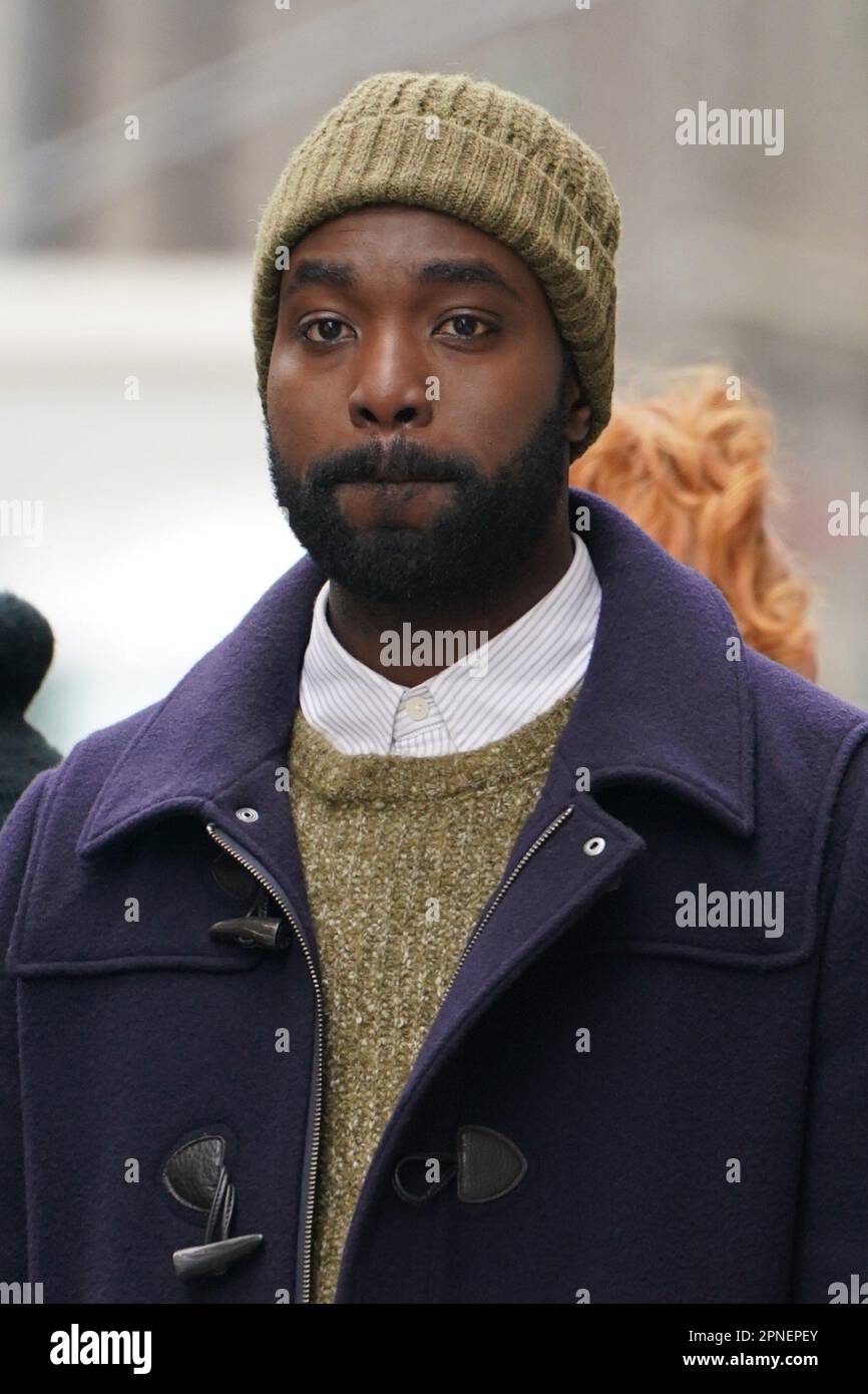 New York, NY, USA. 18th Apr, 2023. Paapa Essiedu on location for ...